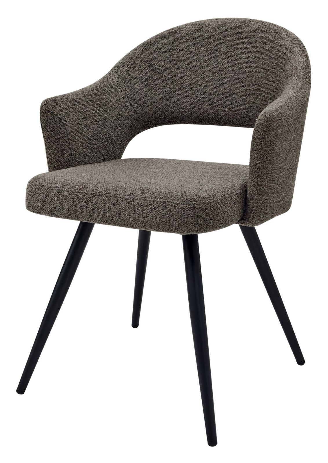 Modena Brown Fabric Dining Chair – Moy Furniture Centre