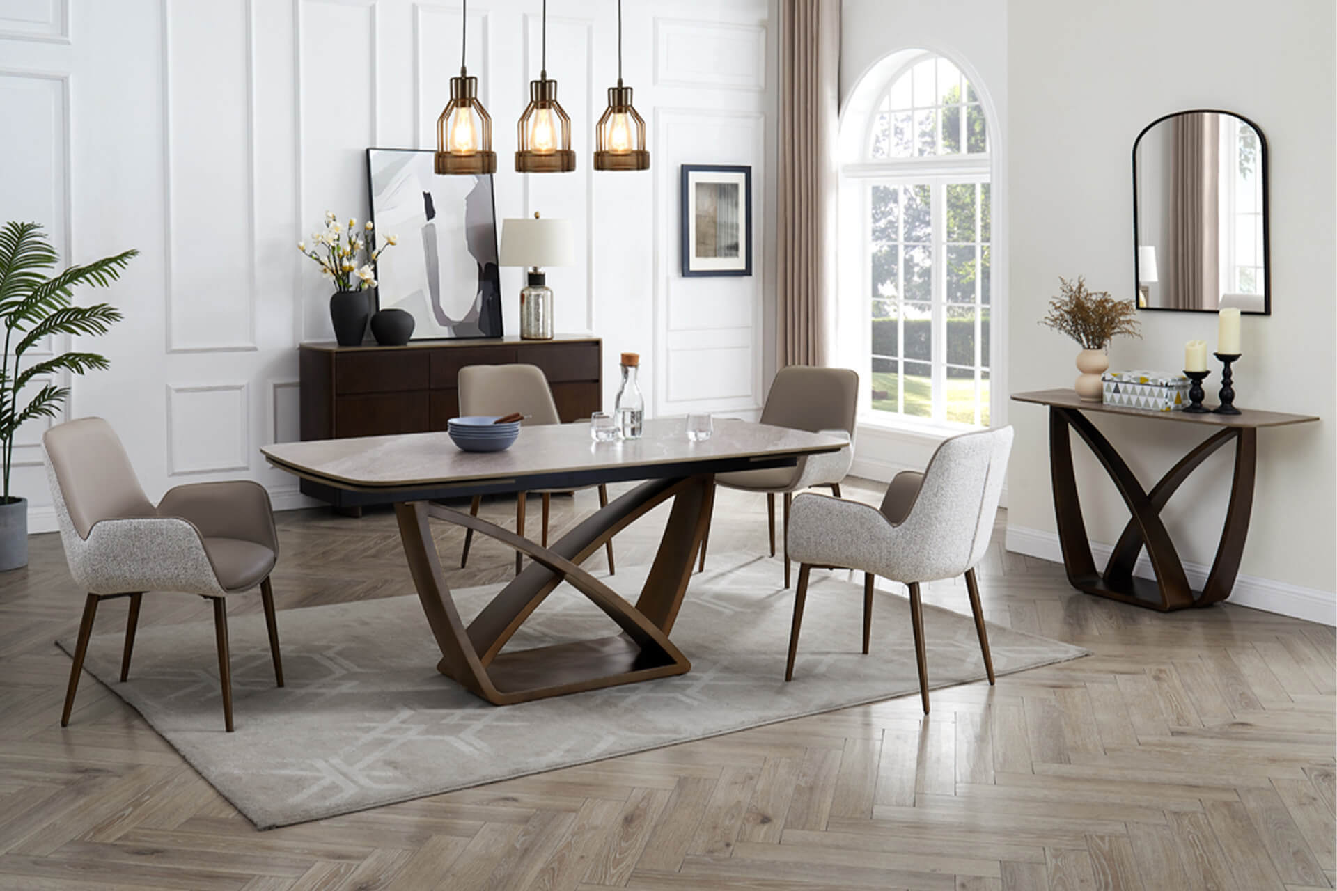 The Milano Extending Dining Table – Moy Furniture Centre