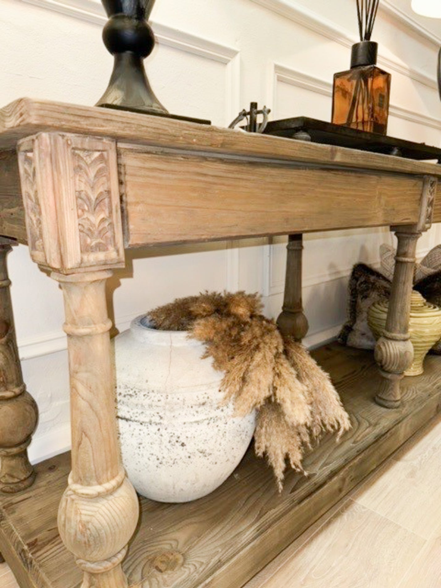 Normandy Reclaimed Console Table – Moy Furniture Centre