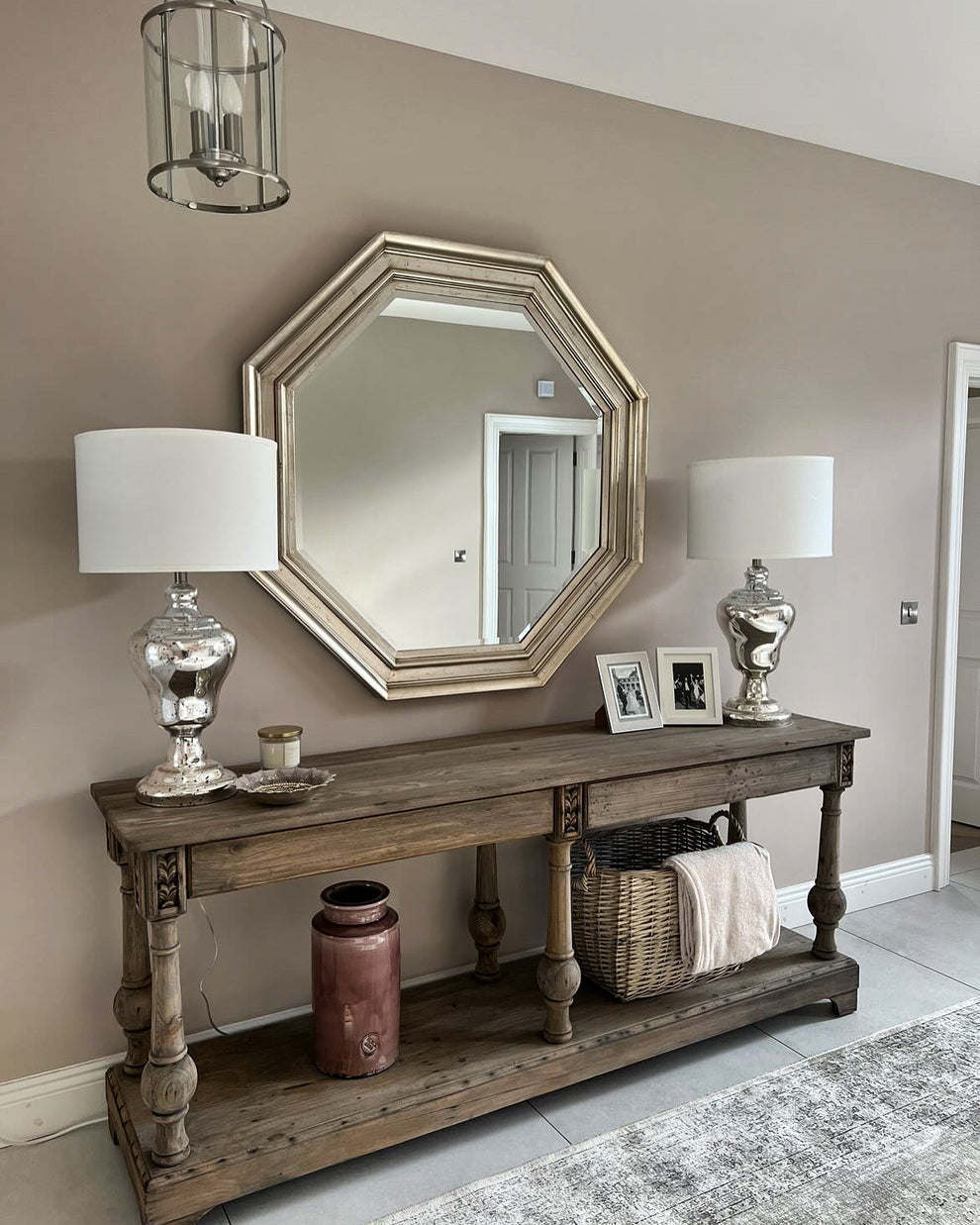 Normandy Reclaimed Console Table – Moy Furniture Centre