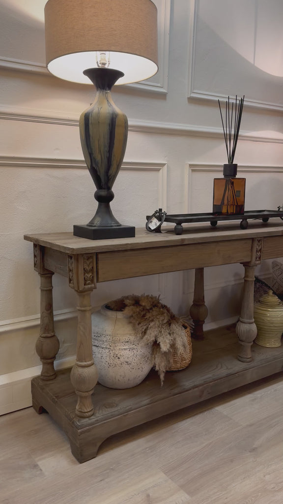 Normandy Reclaimed Console Table – Moy Furniture Centre