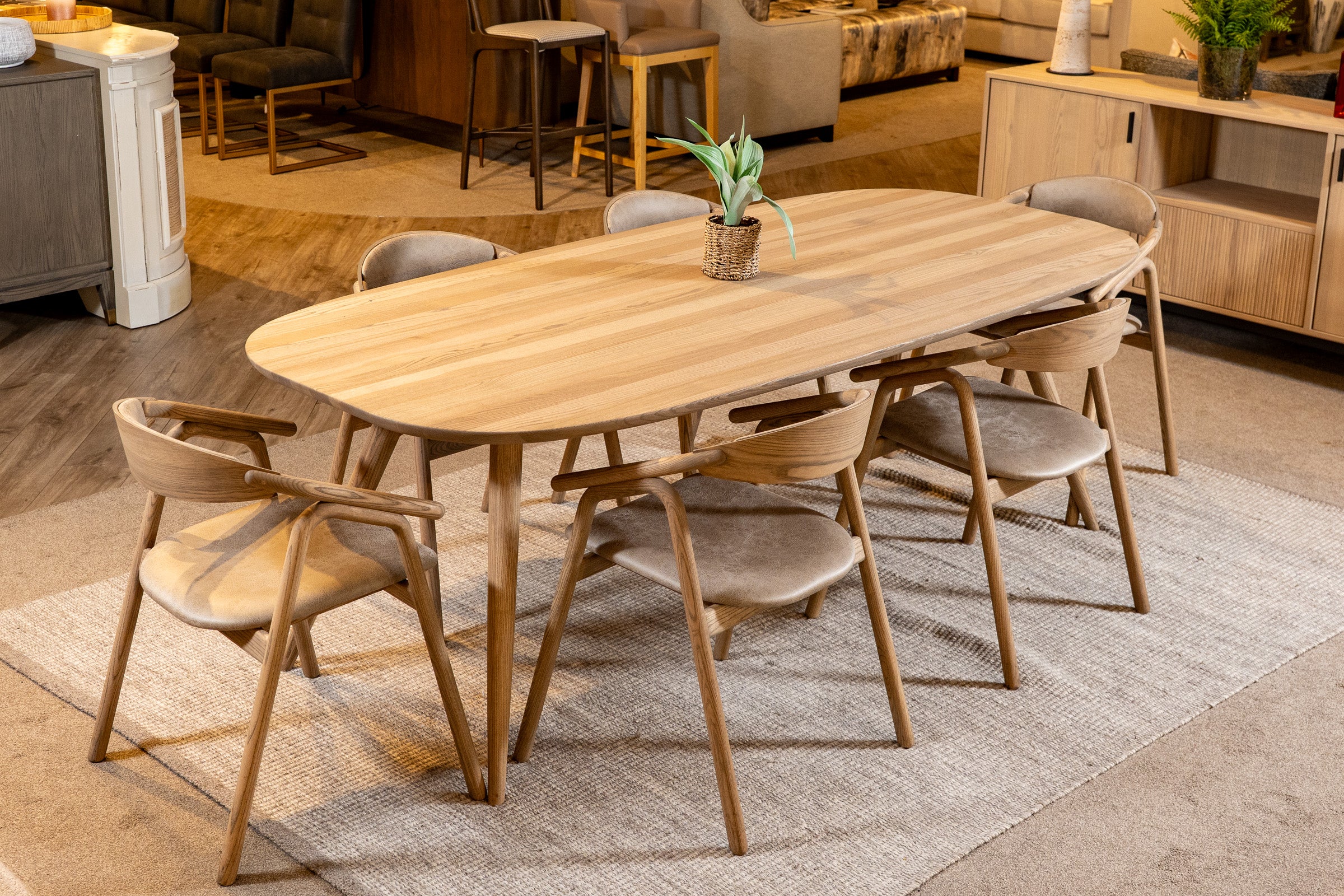 Wave 2.2m Dining Table – Moy Furniture Centre